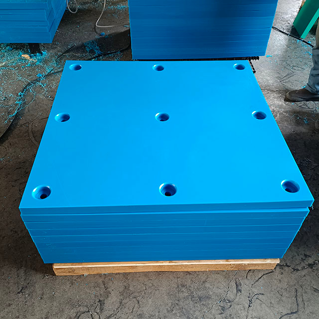 HDPE sheet, UHMWPE sheet, outrigger pads, UHMWPE Marine fender face pads, PE ground protection ...